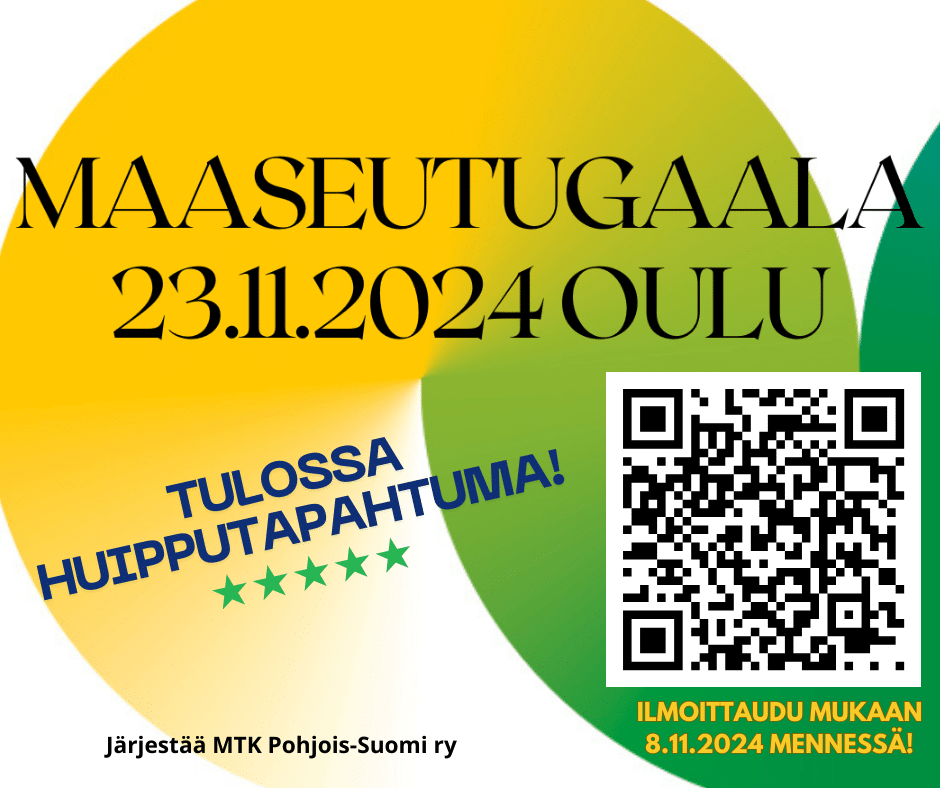 Maaseutugaala 2024 - Oulu, Radisson Blu - Maaseutu.fi